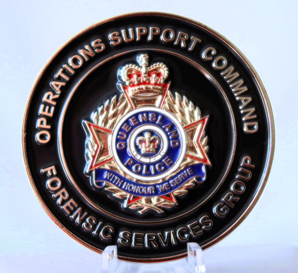 DNA Management Section Challenge Coin – Queensland Police Health ...